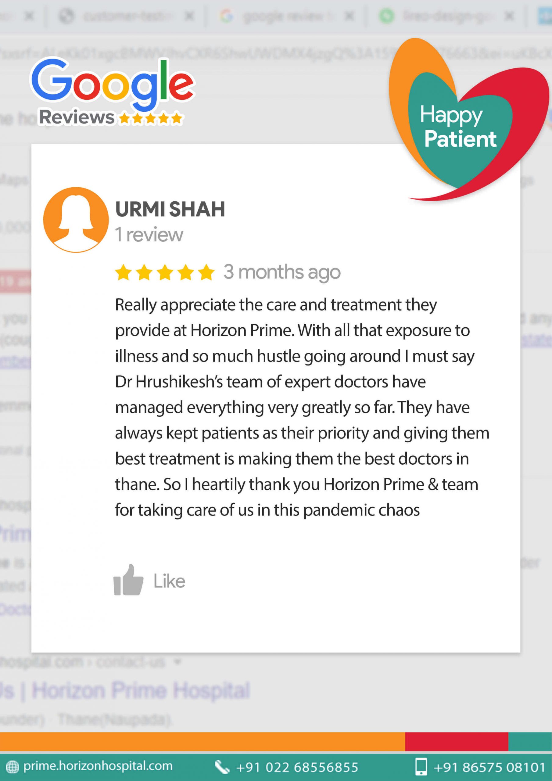 Patient Testimonials - Best Hospital in Thane - Horizon Prime Hospital